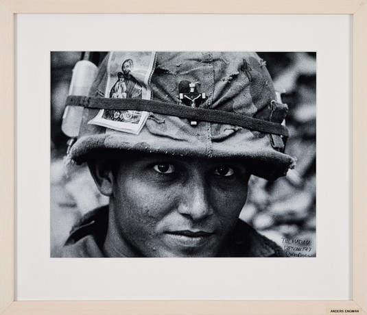 ANDERS ENGMAN. Vietnam War 1967. American soldier, pigment print, 30 x ...