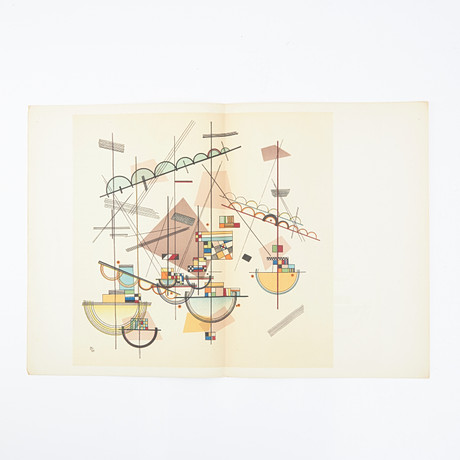 WASSILY KANDINSKY. After. Composition, color lithograph from 1953, from ...