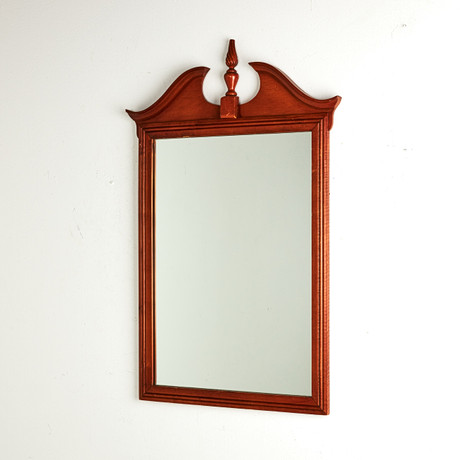 MIRROR, first half of the 20th century, stained frame, labeled Express ...