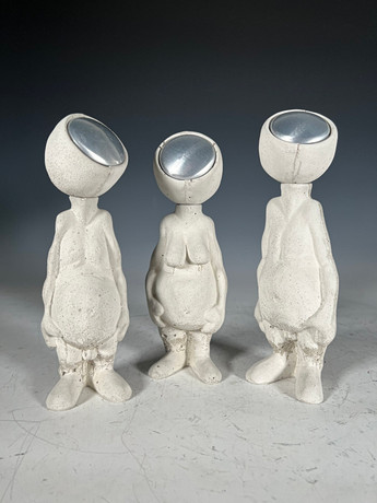MARTIN SMIDA. Skulpturen. "Triplets". Kunst & Gemälde - Bildhauerkunst ...