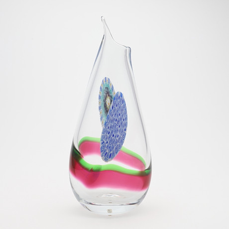 GERMANO PADOAN. VAS, GRÄNNA GLASBRUK. Glas - Övrigt - Auctionet
