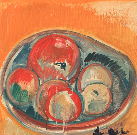 LARS HERDER. Stilleben, olja på pannå, signerad. Konst - Måleri - Auctionet