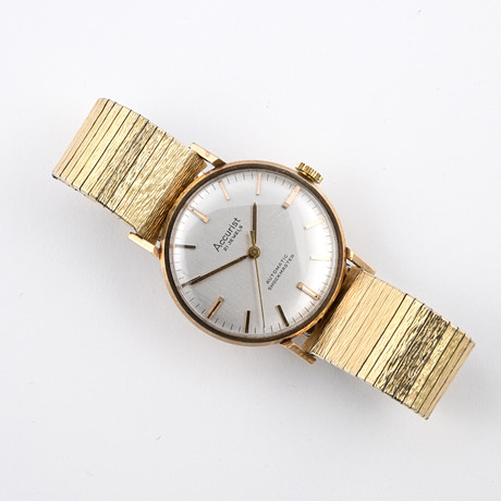 EN GENTLEMAN'S GULD AUTOMATISK ARMBANDSUR AV ACCURIST. Klockor & Ur ...