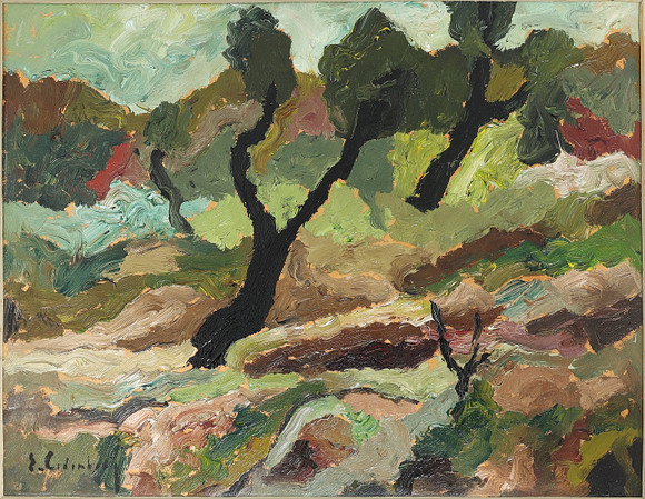 ERIK CEDERBERG. 1897-1984, Oil on cardboard, signed. Art - Paintings ...