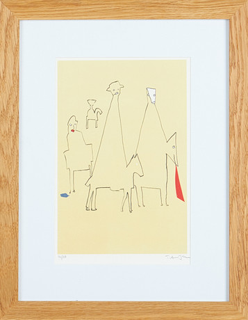 TORSTEN JURELL (FÖDD 1950). Composition, color lithograph, signed and ...