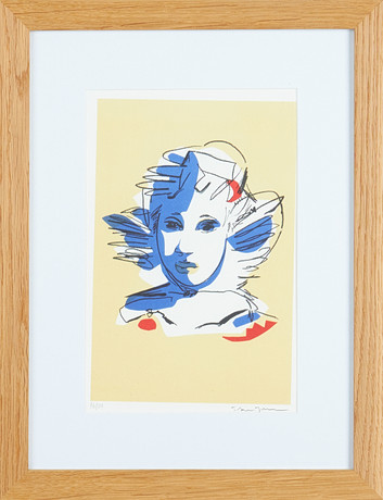 TORSTEN JURELL (FÖDD 1950). Komposition, färglitografi, signerad samt ...