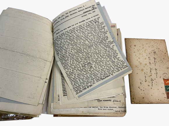 ARTHUR MURRAY, LORD ELIBANK. En gruppe breve og dokumenter om 'Dakar ...