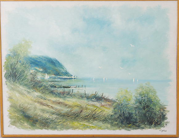 CARL JULIUS. Arild, oil on canvas, signed C. Julius. Art - Paintings ...