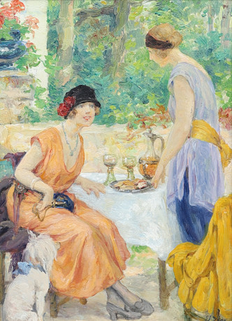 EDOUARD ZIER (1856-1924). Oil on Board, signed. Art - Paintings - Auctionet