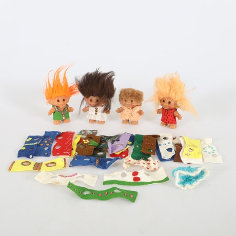 THOMAS DAM. Troll, 4 st. Leksaker - Leksaker - Auctionet