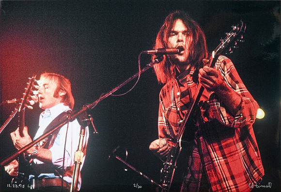 ED FINNELL. Neil Young & Steven Stills, Fall Tour u.c.l.a Pauley ...