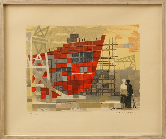 AXEL OLSON. color lithograph, signed and numbered 12/260. Art ...