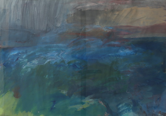 FRANZ FISCHBACHER. olja på papp, signerad. Konst - Måleri - Auctionet