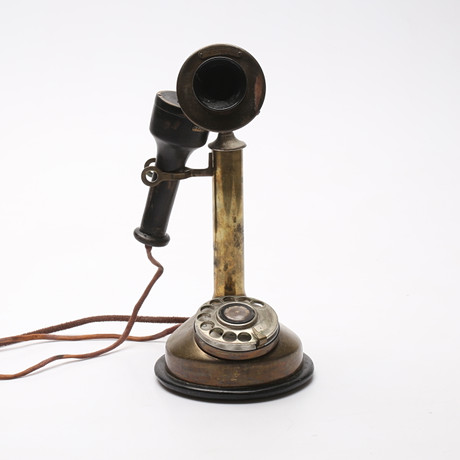 MC BERTY & CO BORDSTELEFON, "Candlestick", USA, 1900-talets första del ...