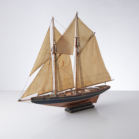 BOAT MODEL, depicting the schooner "Bluenose", second half of the 20th ...