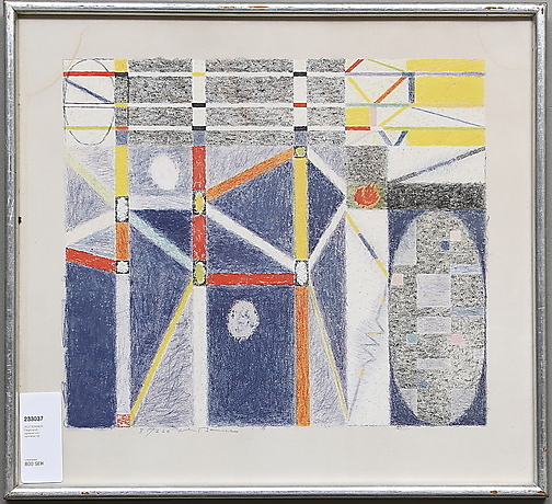 OLLE BONNIER. Color lithograph, signed and numbered. Art - Engravings ...