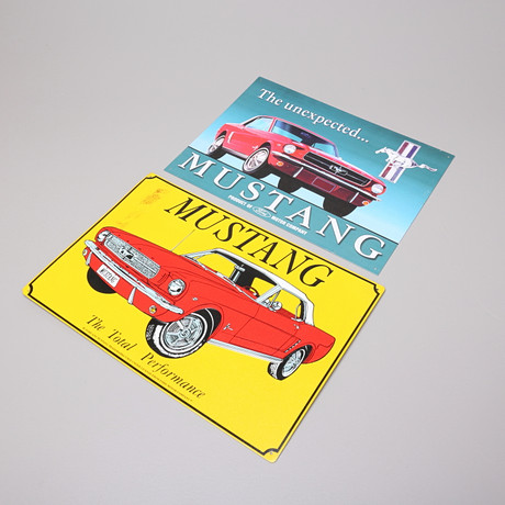 SHEETS, 2 pcs, Ford Mustang, 1900s / 2000s. Miscellaneous - Technica ...