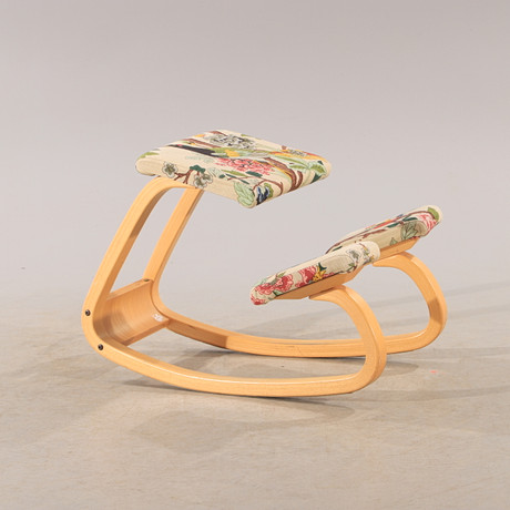 CHAIR/ PALL, "Variér Variable", book with textile upholstery, Stokke ...