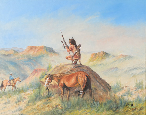 CARL JULIUS. Indian, oil on canvas, signed C. Julius. Art - Paintings ...