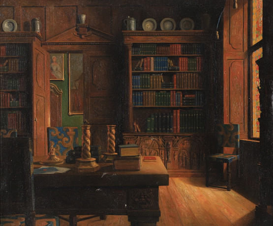 CHRISTIAN TILEMANN-PETERSEN. Charlottenlund Castle 1919, oil on canvas ...