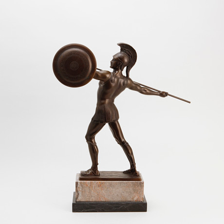 H. RIEDER. Sculpture, Roman warrior, bronze, signed. Art - Sculptures ...