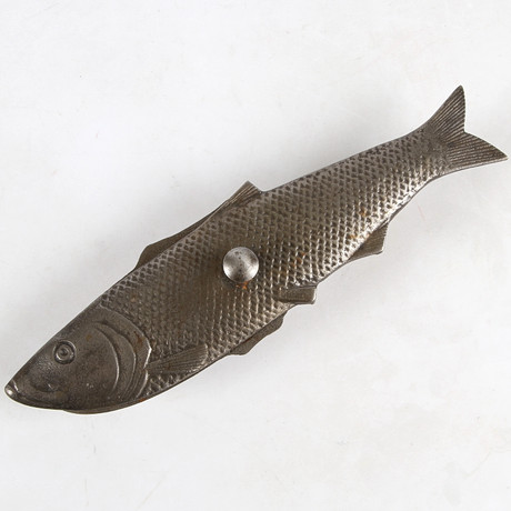 FISH FORM, cast iron, 20th century. Silver & Metals - Other metals ...