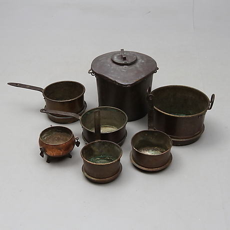 A Collection COPPER, 1800s / 1900s. Silver & Metals - Pewter, Brass ...