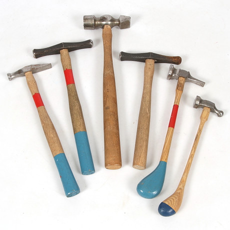 FORGING TOOL, 6 pcs, hammer, 1900s. Miscellaneous - Miscellaneous ...