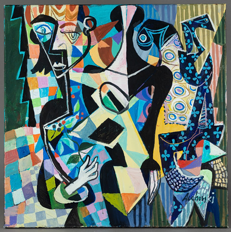 ALEXANDER ALKHOVSKY (GEB. 1947). Floristen. Konst - Måleri - Auctionet