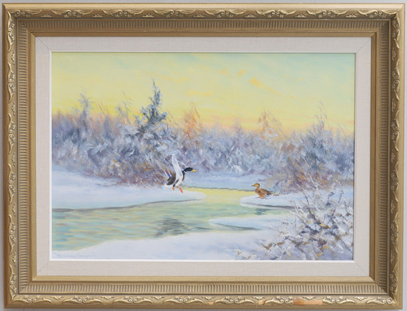 HENNING HOUGAARD. oil on canvas, signed. Art - Paintings - Auctionet