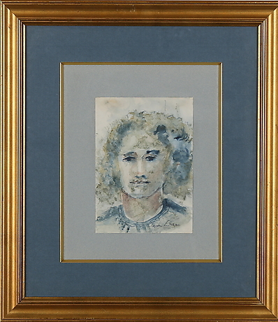 TORSTEN LIDMAN. Watercolor / Ink, Portrait, Signed. Art - Drawings ...