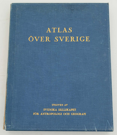 LUNDQVIST, MAGNUS [RED.]. Atlas över Sverige. National Atlas of Sweden ...