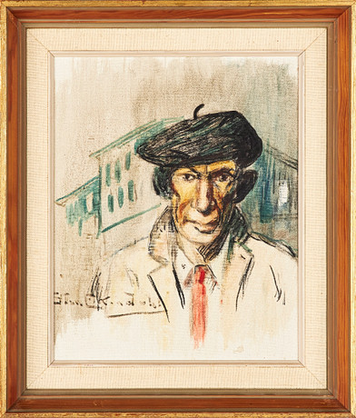 STEN EKENDAHL. Portrait study by Nils Wallin, 20th century. Art ...