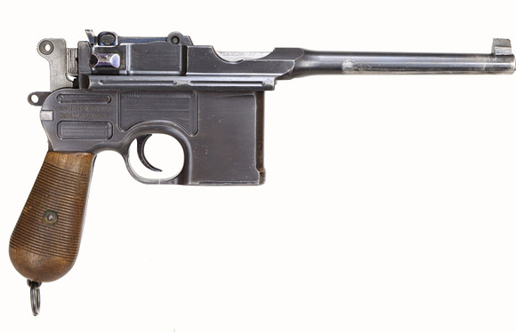 PISTOL, Semi-automatic, made by Mauser Obendorf, model C96 Persian ...