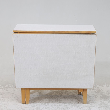 KLAFFBORD, med Perstorp skiva "Virrvarr", 1950/60-tal. Möbler - Bord ...