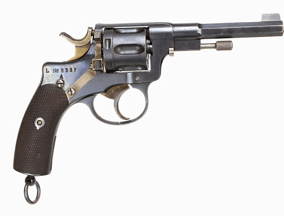 REVOLVER, Double Action, made by Husqvarna, model 1887, caliber 7.5 mm ...