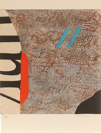 MAX PAPART. Mapp, färgetsning, "Décrypage", signerad och numrerad ...