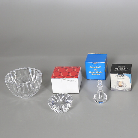 Lote , 6 partes, incluidas "Snowball", Ann Wärff, Kosta y "Raspberry ...