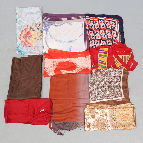 TIO LÄTTA HALSDUKAR. Vintagekläder & Accessoarer - Auctionet