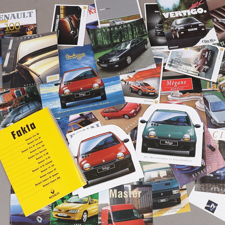 RENAULT, car brochures, 1990s/2000s. Books, Maps & Manuscripts - Other ...