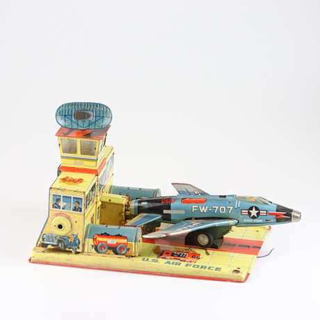 AIRPLANE STATION, sheet metal, Jet plane base, Yonezawa, Japan, 1950s ...