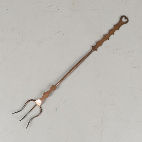 ROSTGAFFEL, KOPPAR, 1800-TAL. Silver & Metall - Tenn, Mässing & Koppar ...