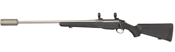 GUN WITH SILENCER, Repeater, make Tikka, model T3 Light SS LEFT ...