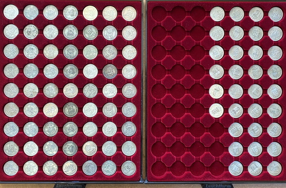 EN SAMLING AV EDWARD VII OCH SENARE SHILLING. Mynt, Medaljer ...