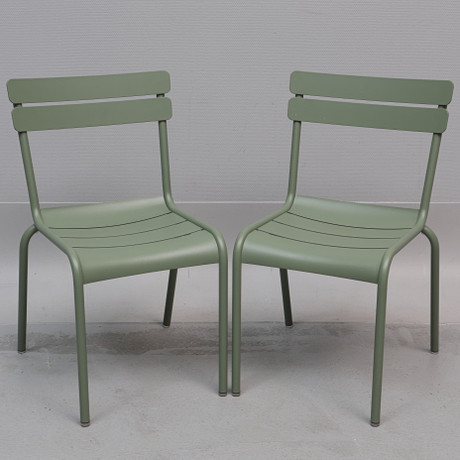 FRÉDÉRIC SOFIA. stolar, 2 st, "Luxembourg", Fermob, samtida. Trädgård ...