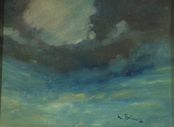 BO ERICSON RÖNÅS. Komposition, olja på duk, signerad. Konst - Måleri ...