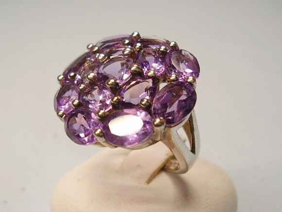 HARRY IVENS AMETIST RING SILVER 925 signerad. Smycken & Ädelstenar ...