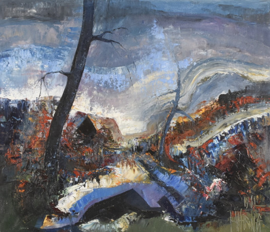 JÖRGEN WARING. Olja på duk. Konst - Måleri - Auctionet