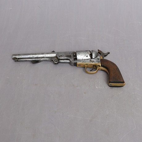 COLT m/1851 Navy, serienummer 36470 tillverkad 1854. Vapen & Militaria ...