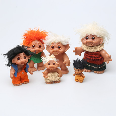 TROLL, 6 st, Thomas Dam, Danmark. Leksaker - Leksaker - Auctionet